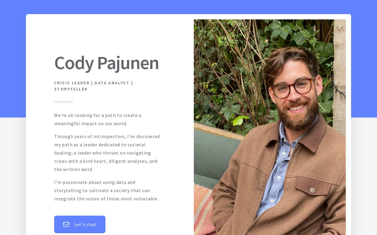 Cody Pajunen Personal Site